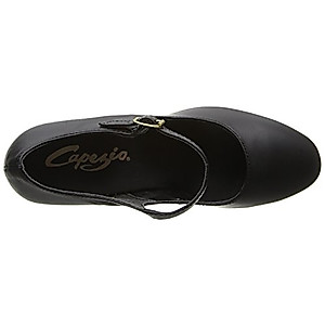 Capezio Women's Manhattan Character Shoe, Black, 11 Wide