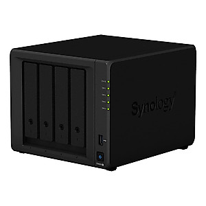 Synology DiskStation DS920+ NAS Server for Business with Celeron CPU, 8GB DDR4 Memory, 1TB M.2 SSD, 32TB HDD, DSM Operating System