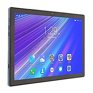 HEEPDD Tablet PC, 10 Inch Tablet Dual Cameras 2.4G 5G Octa Core Processor Dual Band 6GB 128GB for Office (US Plug)