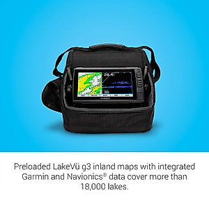 Garmin Panoptix LiveScope Ice Fishing Bundle, Includes ECHOMAP UHD 93sv Combo and Panoptix LiveScope Sonar Transducer