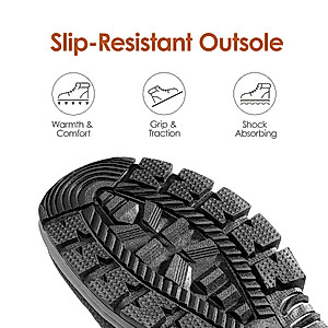 DREAM PAIRS Waterproof Snow Boots for Women, Faux Fur Cozy Warm Insulated Winter Boots Lace Up Mid-Calf Outdoor Shoes for Walking Hiking Hespera,Size 10,Black,SDSB2305W