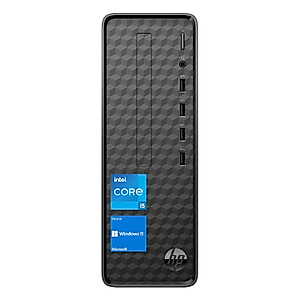 HP 13th Generation Newest Slim Desktop, 13th Gen Intel Core i5-13400, 32GB RAM, 1TB PCIe SSD, VGA, HDMI, Wi-Fi, Wired KB & Mouse, Windows 11 Home, Black