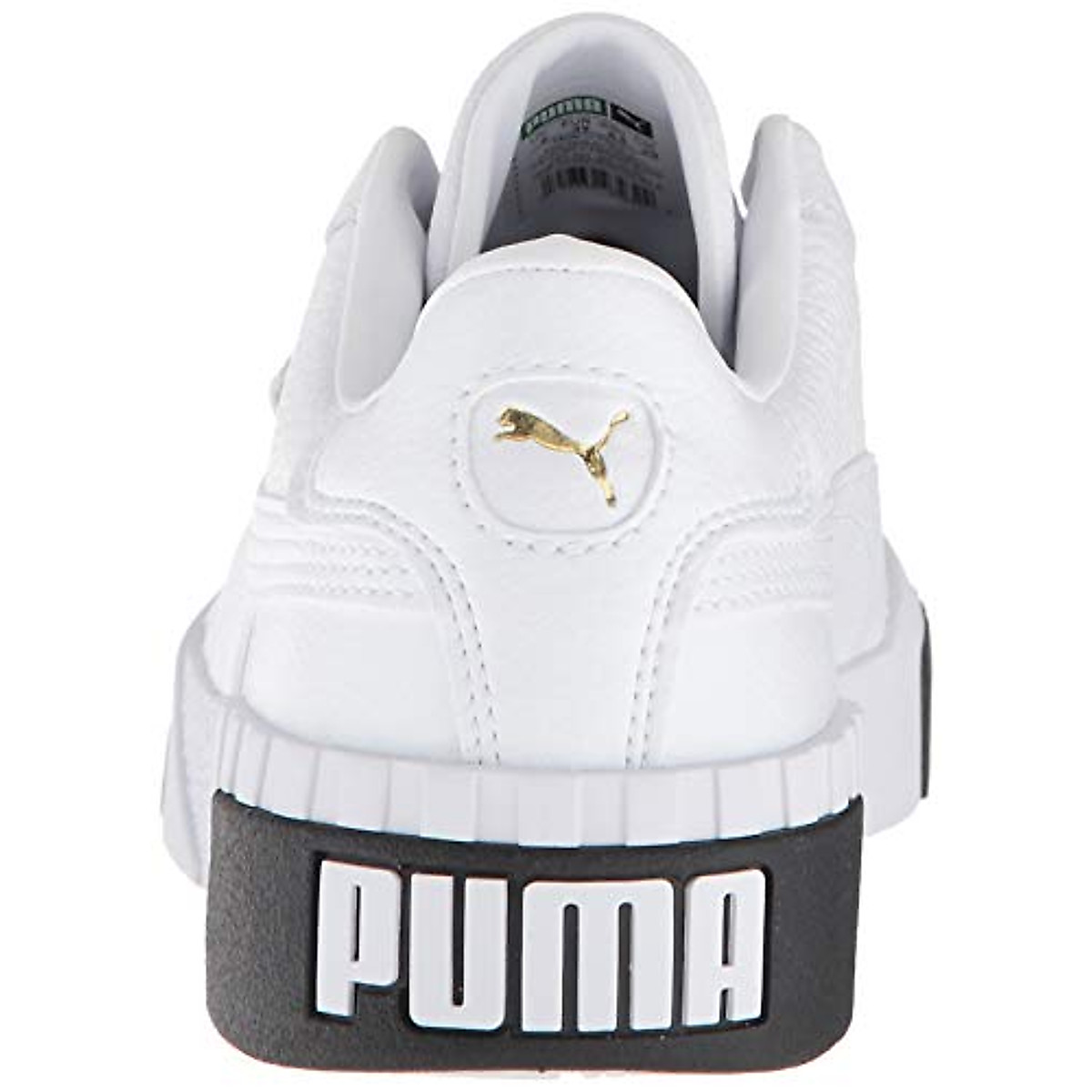 PUMA Women's CALI Sneaker White Black, 9 M US
