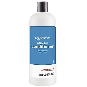 Amazon Basics Soft & Sleek Conditioner for Dry or Damaged Hair, 28 Fluid Ounce
