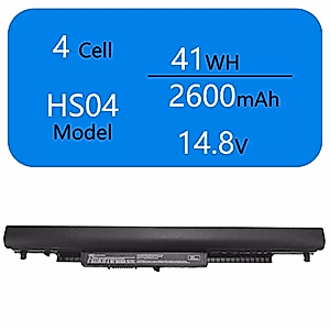 HS04 HS03 Laptop Battery for HP Spare 807956-001 807957-001 807612-421 807611-421 15-AC121DX AY009DX AY013DX AY014DX AY039WM AY041WM AY052NR AY083NR 17-X037CL X115DX TPN-I119 C125 C126 HSTNN-LB6U LB6V