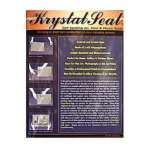 Krystal Seal Art Bags 16 in. x 20 in. Each [Pack of 25 ]