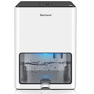 Gocheer Dehumidifier for Home, Upgraded 4000ml(128oz) Dehumidifiers for 5300 Cubic Feet 510 Sq.ft Portable Quiet Small Dehumidifier with Auto-Off for Basement Room Bathroom Closet Bedroom RV