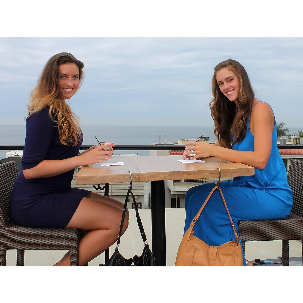 Clipa Bag Hanger – Matte Gold PVD - The Ring That Opens Into a Hook and Hangs in Just 1/2" of Space, Holds 33 lbs., 3 yr. Warranty