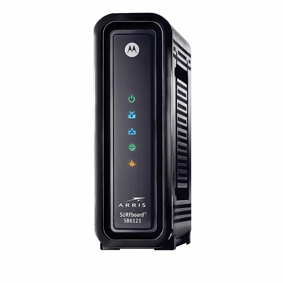 ARRIS SURFboard SBG6580 DOCSIS 3.0 Cable Modem/ Wi-Fi N300 2.4Ghz + N300 5GHz Dual Band Router - Retail Packaging Black (570763-006-00)