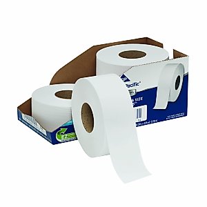 Georgia-Pacific Professional Series Jumbo Jr. 2-Ply Toilet Paper by GP PRO (Georgia-Pacific), 2172114, 1000 Feet Per Roll, 4 Rolls Per Case