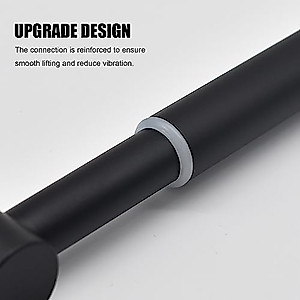 Honmein Towel Bar - Adjustable 304 Stainless Steel Towel Holder for Bathroom (11.8inch-22.6inch) Sturdy and Rustproof Wall Mounted Towel Rack for Bathroom Accessories, Black…