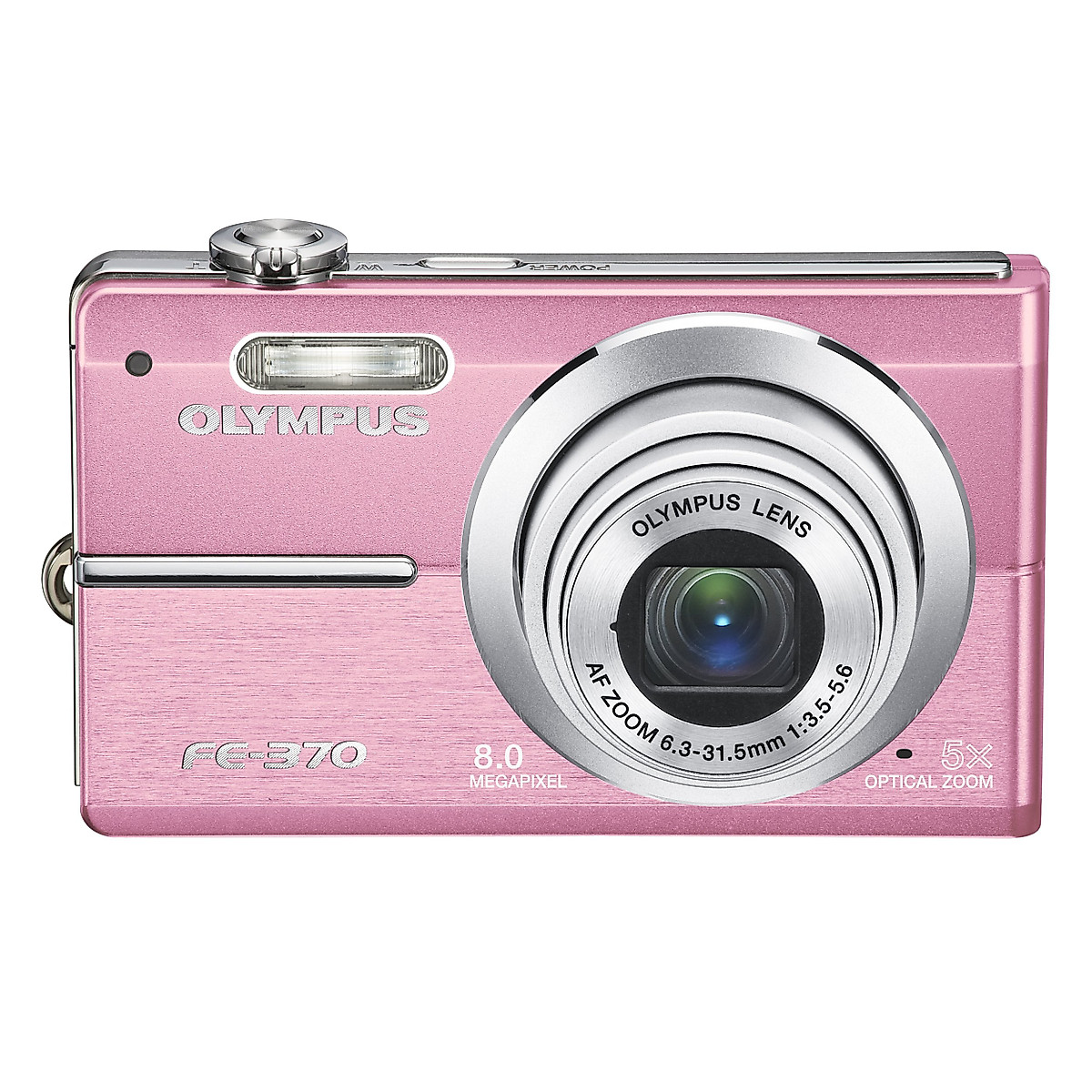 OM SYSTEM OLYMPUS FE370 8MP Digital Camera with 5x Optical Dual Image Stabilized Zoom (Pink)
