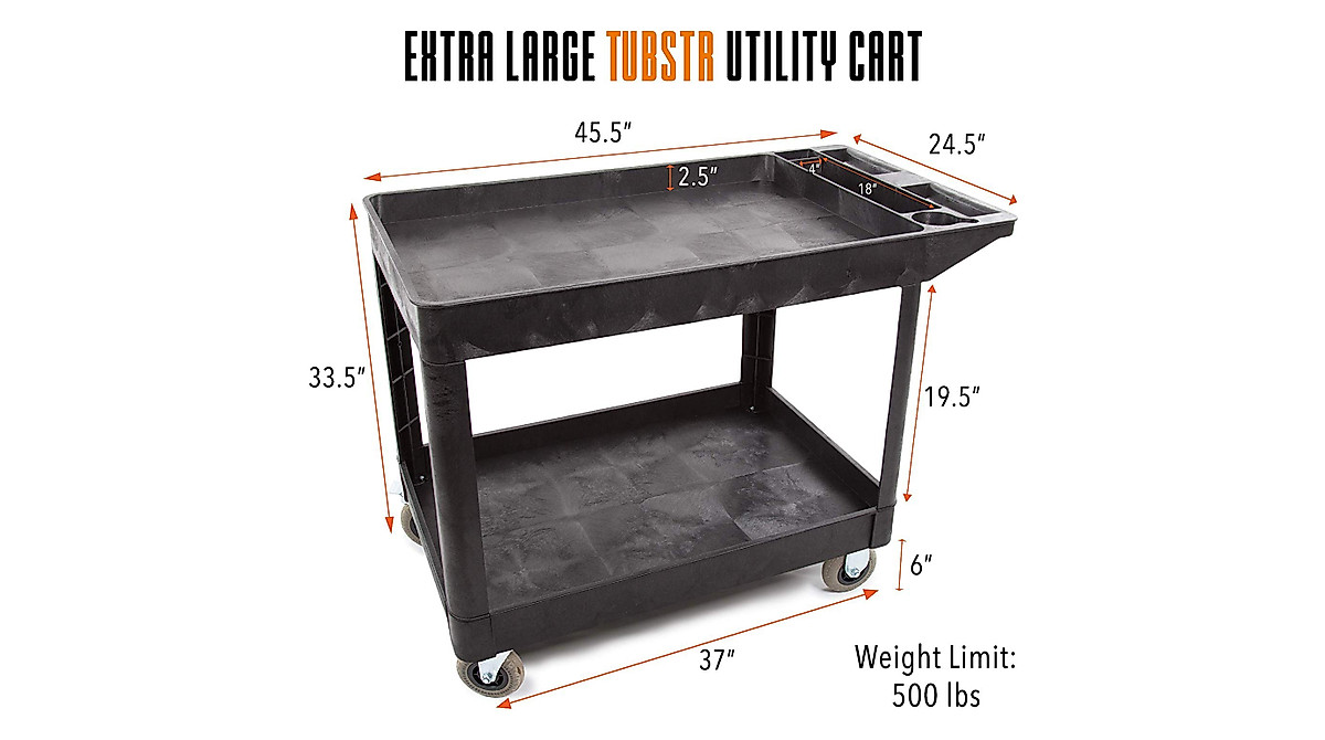 Stand Steady Tubstr XL Outdoor Cart - Heavy Duty Wheels