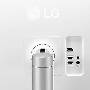 LG 32UN550-W 32-Inch UHD (3840 x 2160) VA Monitor with HDR 10, AMD FreeSync and Itle/Height Adjustable Stand (31.5" Diagonal), Silver (Renewed)