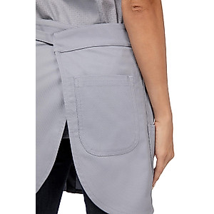 Chef Works Unisex Logan Half Bistro Apron, Clay, One Size
