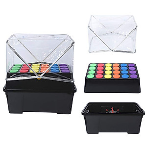 HORTIPOTS Aeroponic Cloner Machine 24 Site for Cuttings Rooting Using 2 inch Neoprene Inserts or 2 inch Clone Collars