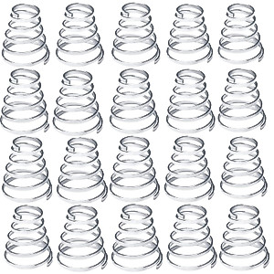 MOONDKIST 20Pcs Quick Release Bike Wheel Skewer Spring, Quick Release Skewer Stainless Steel Springs for Fixed Gear Road Bike Modified Parts