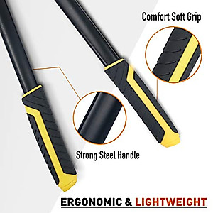 Jardineer 2" Anvil Loppers Shears - Loppers Heavy Duty with Garden Shears & Spare Blade, Effortless Pruning Tree Loppers, 30" Branch Cutter and Long-Lever Tree Trimmer