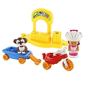Fisher-Price Little People Trike and Wagon Playset