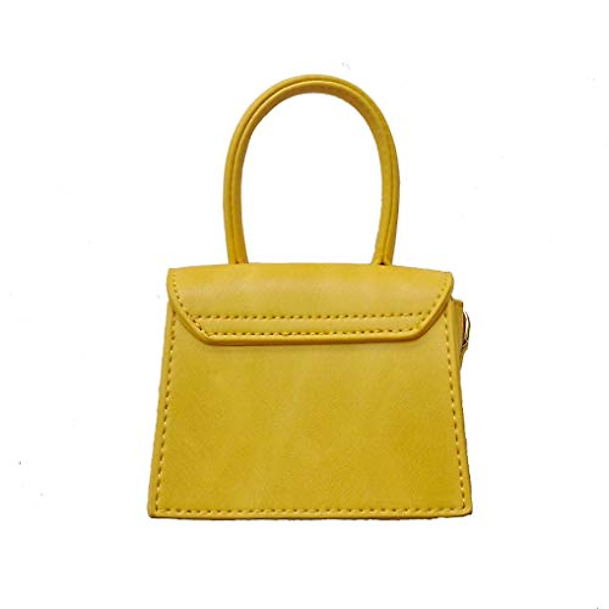 Cute Purse Mini Crossbody Bags for Women Girls Top Handle Clutch Handbag (yellow)