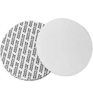 MEETOOT 100pcs Foam Lid Liner Pressure Sensitive Seal 70mm PS Foam Resistant Tamper Pressure Sensitive Seal for Round Jar Bottle Cap Liners Seals