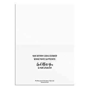 DaySpring - Birthday - Simply Stated - 12 Boxed Cards, KJV (60937),Multi Color