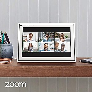 Facebook Portal Mini - Smart Video Calling 8” Touch Screen Display with Alexa - White
