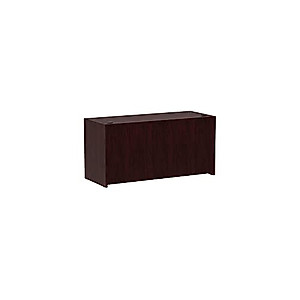 Alera Valencia Series 60 by 24 by 29-12-Inch Credenza Shell, Mahogany Frame/Top