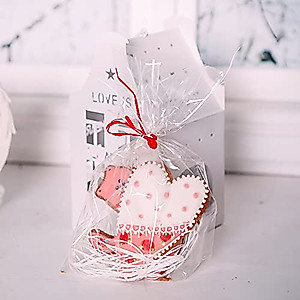 Yotelab Cellophane Treat Bags, 6x9 Inches Clear Cellophane Bags With Twist Ties