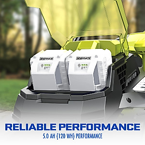 Snow Joe Certified Authentic 24VBAT-XR EcoSharp Pro Lithium-Ion Battery, 24 Volt, 5.0-Ah