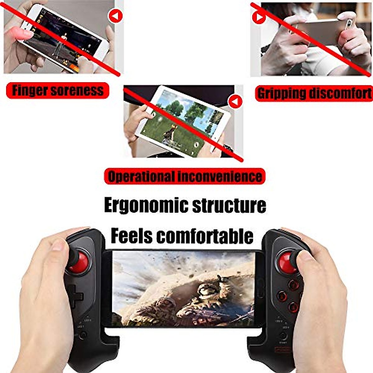 Game Controller, Joystick Wireless Connection for 6.0 Or Above for Family Entertainment
