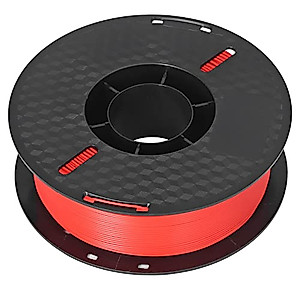 3D Printer Consumable, 1kg PLA Filament Smokeless Anti Clogging for Printing(Red)