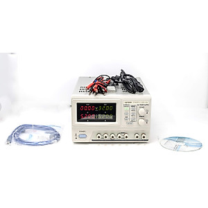 Tekpower TP3005PIII Programmable Variable Regulated Triple Output DC Power Supply, 0-30V at 0-5A