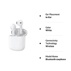 Wireless Earbuds Bluetooth, 5.2 Headphones,Noise Cancellation ,30H Playtime Pop-ups Auto Pairing in-Ear Hi-Fi Stereo Sound Mic IPX7 Waterproof Headset for iPhone/Samsung/iOS/Android