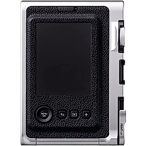 Fujifilm Instax Mini EVO Hybrid Instant Film Camera (16745183) Bundle with 20 Instant Film Sheets + 32GB microSD Memory Card + Small Padded Case + SD Card Reader + Microfiber Cleaning Cloth