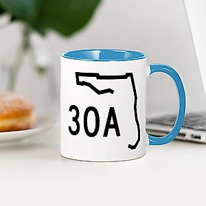 CafePress 30A Florida Coast Mug Ceramic Coffee Mug, Tea Cup 11 oz