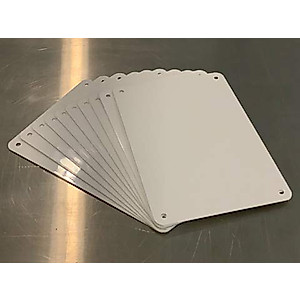 Sign Blanks White 7x10 PVC 2mm (10)