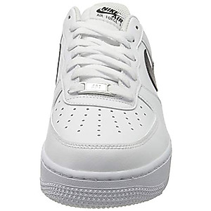 Nike Men's Basketball Shoes, White/Black, 9 US