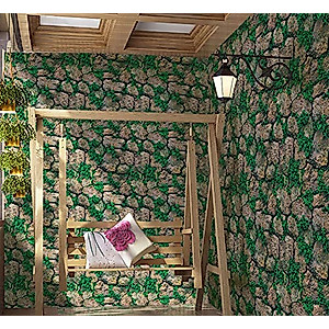 Yancorp 10ft Brick Contact Paper Peel and Stick Wallpaper Self-Adhesive Stone Contact Paper Fireplace Kitchen Backsplash Covers