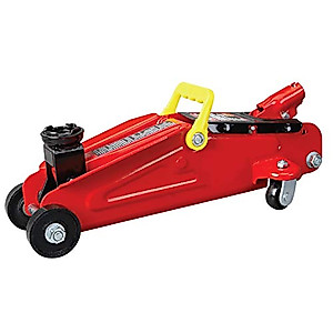 BIG RED T82002-BR Torin Hydraulic Trolley Service/Floor Jack, 2 Ton (4,000 lb) Capacity, Red