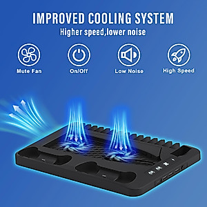 QUUREN PS5 Stand Cooling Station PS5 Stand Cooling Station
