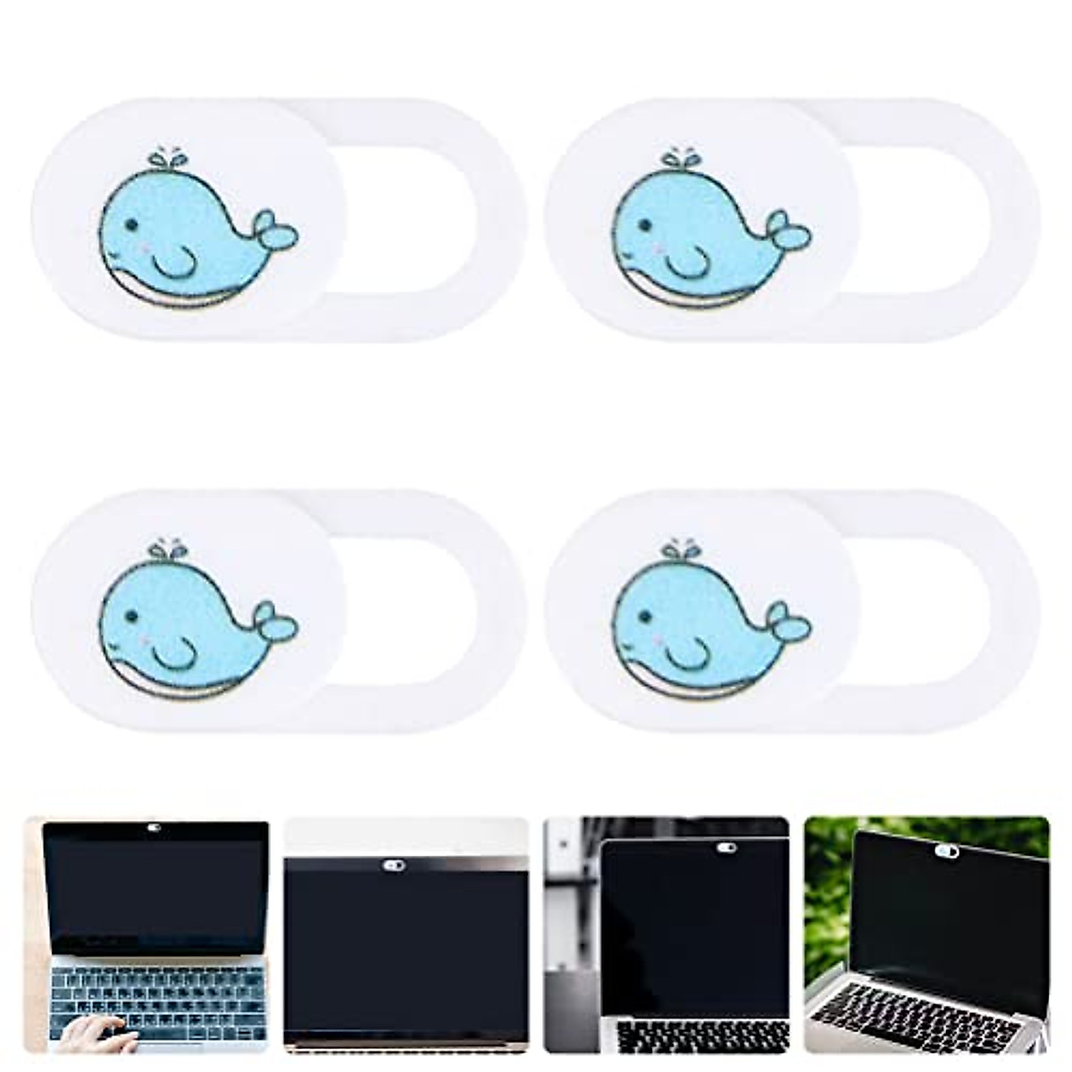 Gatuida 4pcs Camera Privacy Cover Camera Shield Cover Laptop Camera Cover Privacy Camera Cover Webcam Privacy Covers Webcam Cover Privacy Sticker Covers Webcam Privacy Lens Protector