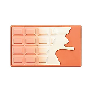 I Heart Revolution Peach and Glow Highlighter Duo, Peach & Chocolate Duo Shimmer, Highlighter & Blush, Mini Compact Palette, Vegan & Cruelty-Free, 0.38 Oz