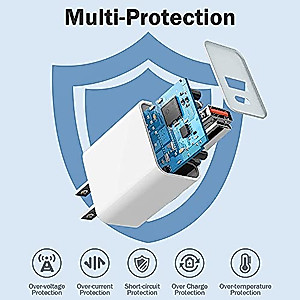 USB C Wall Charger Block,20W Dual Port Cube,Fast Charging Plug Compatible with Apple Watch Series 8 7 6 SE iPhone 14/13/12 Mini/Pro/Pro Max/11/SE/XR/8 ipad