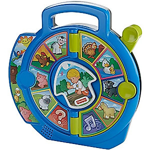 Fisher-Price Little People Toddler Learning Toy World of Animals See ‘N Say with Music and Sounds for Ages 18+ Months