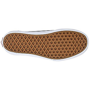 Vans Women's Ward Platform Low-Top Sneakers, Black ((Canvas) Black/White 187), 7.5