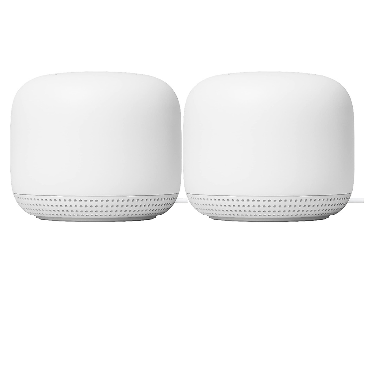 Google Nest WiFi Access Point Non-Retail Packaging - Connect to AC2200 Mesh Wi-Fi 2nd Gen (2-Pack, Snow)
