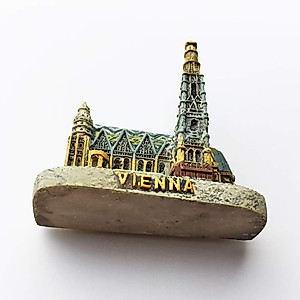 Vienna Austria 3D Refrigerator Magnet Tourist Souvenirs Resin Magnetic Stickers Fridge Magnet Home & Kitchen Decoration from China
