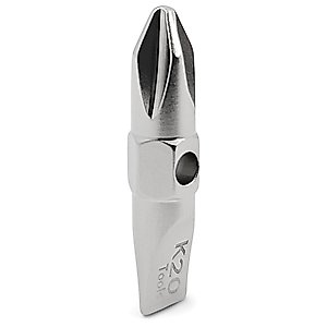 Keychain Screwdriver Bit with Phillips and Flat Head - Small Pocket EDC Tool (#2)