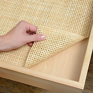 Magic Cover Weave Non-Adhesive Liner for Shelves, Drawers and Counter Tops, 12 inches by 4 feet, Lattice Natural